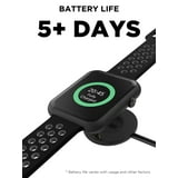 iTech Fusion 3 Unisex Adult Rectangular Smart Watch, Black/Grey ...