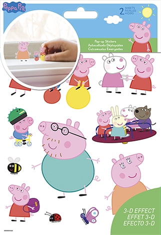 Trends International Peppa Pig Pop Up Stickers, 2 Sheet - Walmart.com