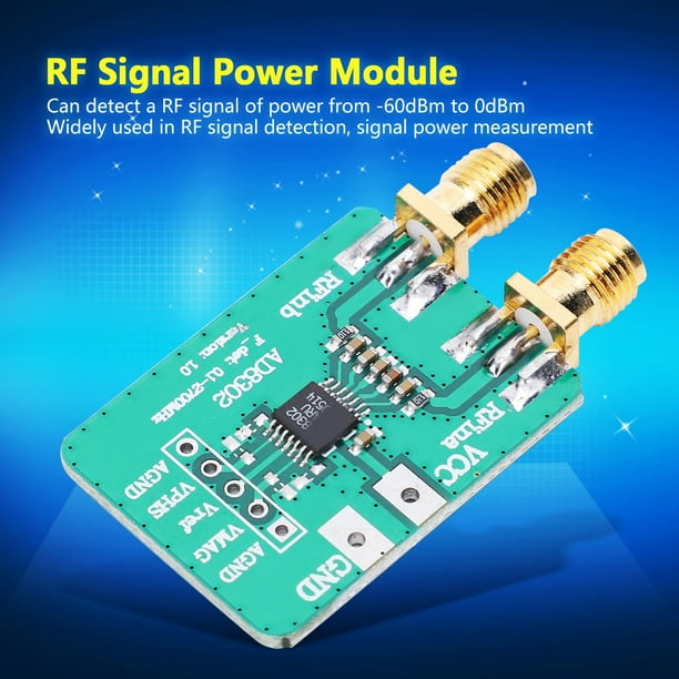 Module De Détection Rf Carte De Compteur De Puissance Rf Détecteur Logarithmique Pour