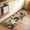 Area Rug 2x6ft Vintage Farm Rooster Area Rugs Washable Low Pile Floor ...