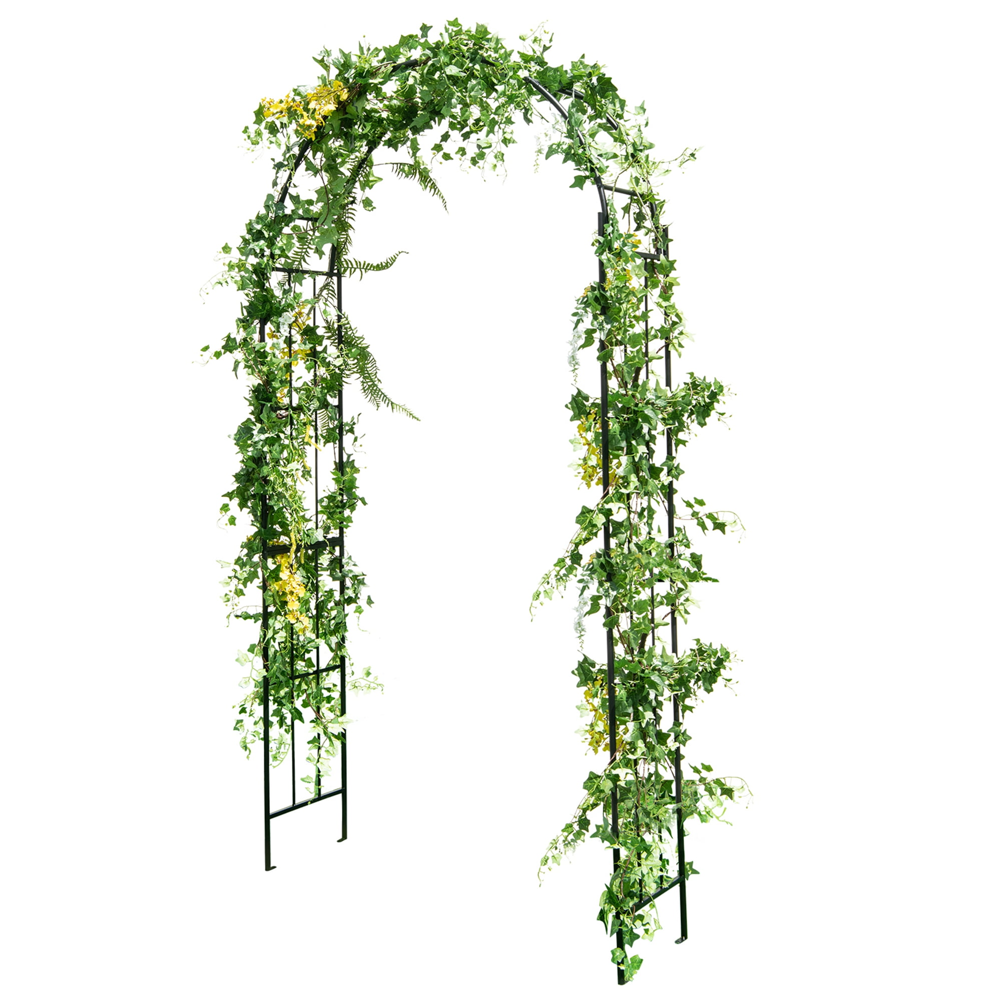Click here for Costway Garden Arch Arbor Trellis Pergola 7.5 Ft M... prices