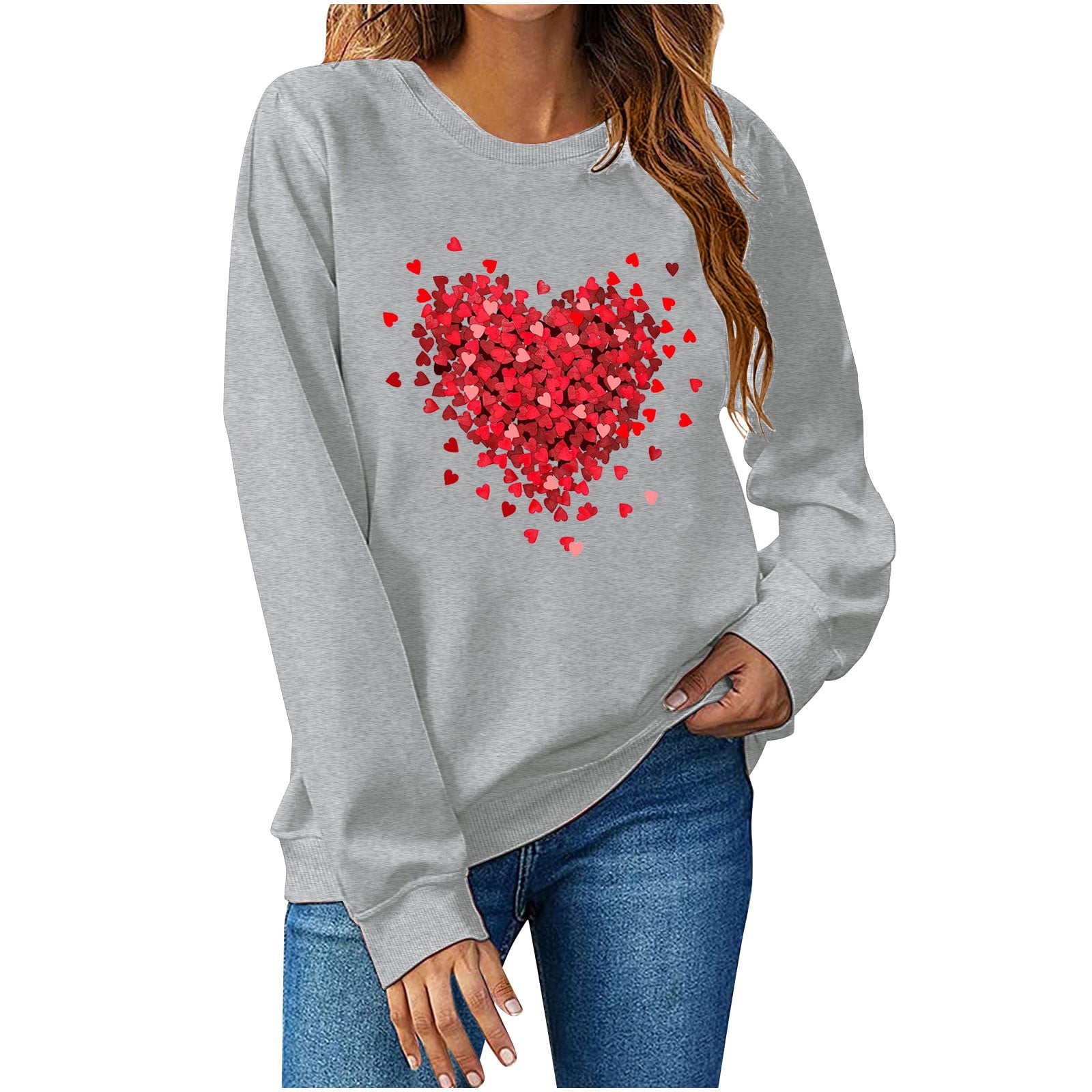 Click here for Lovzfmll Womens Long Sleeve Crew Neck Pullover  Va... prices