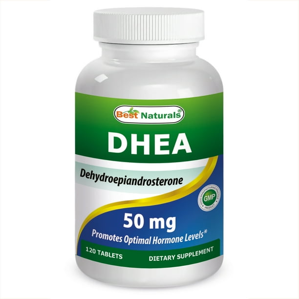 Best Naturals DHEA 50 mg 120 Tablets - Walmart.com
