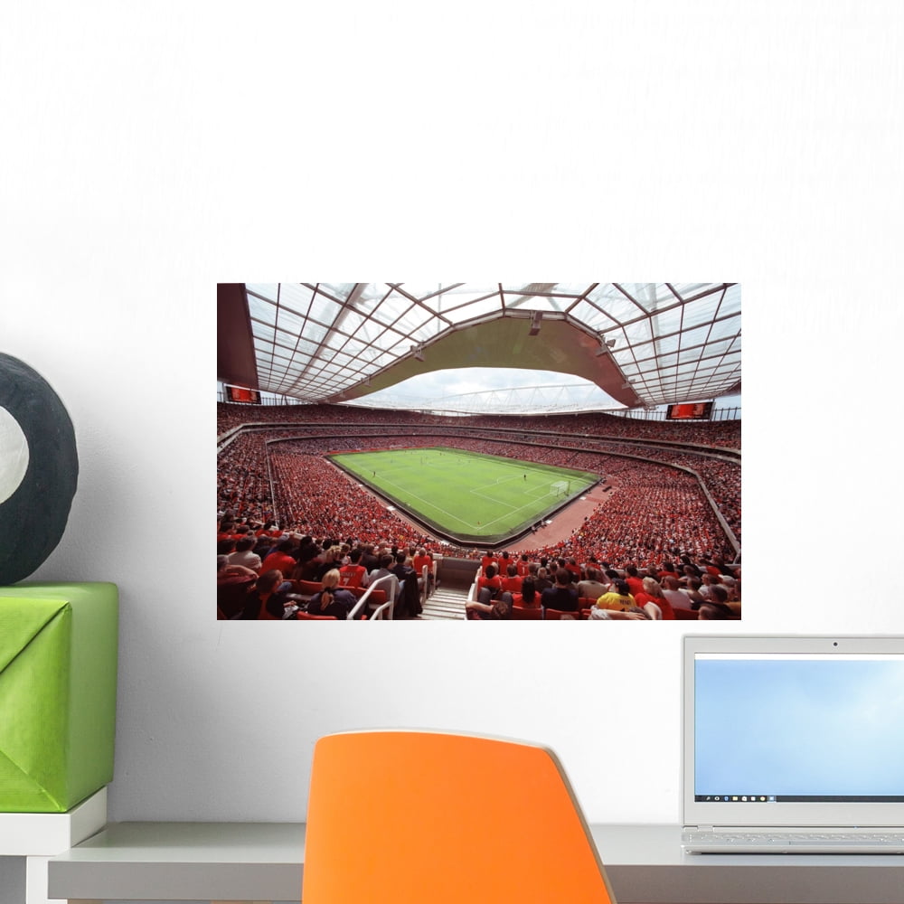 Emirates Football Stadium Wall Mural Decal Sticker, Wallmonkeys Peel ...