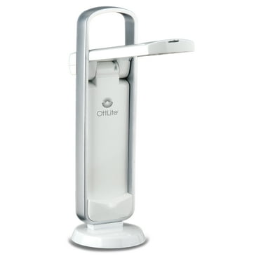 OttLite 13W Folding Task Lamp, White - Perfect for Sewing, Crafting ...