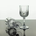 Balsa Circle 6 Disposable 8 oz Clear Plastic Wine Glasses, Crystal Cut ...
