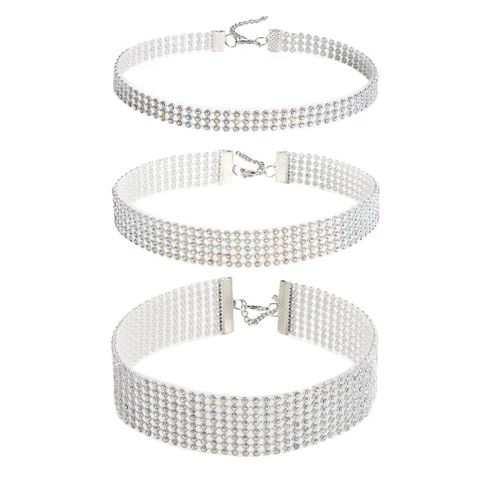 Click here for Har Adhesive 3pcs Rhinestones Necklace Clavicle Ch... prices