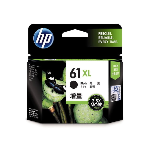 HP 61XL Black Ink Cartridge CH563WA (480 Pages) - Walmart.com