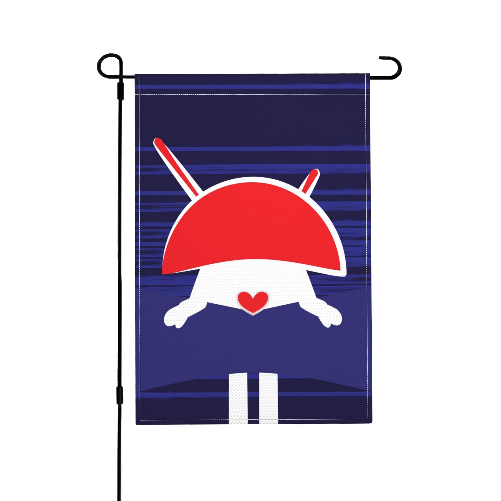 TEQUAN Cartoon Cyber Robot Garden Flags, 18 x 12 inch Double Sided ...