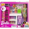 Barbie Doll and Ultimate Pantry Playset, Barbie Kitchen Add-On with 30 ...