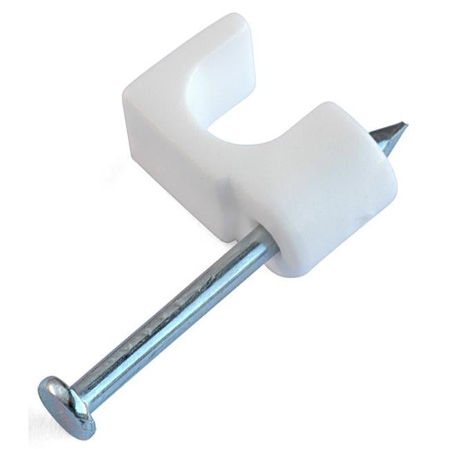 Black Point Products Inc BV060-WHITE RG59 White Coaxial Cable Clips 10 ...