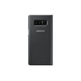 Samsung Galaxy Note8 LED View Wallet Case, Black - Walmart.com