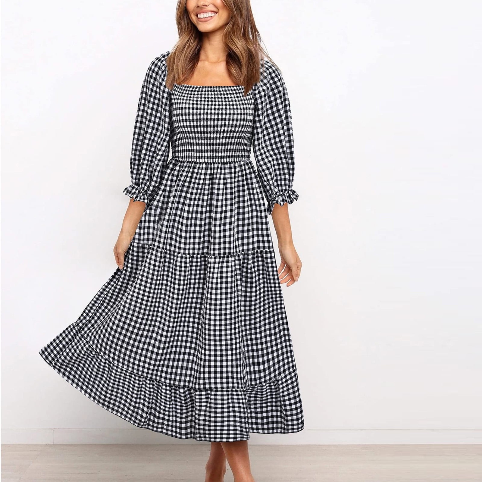 Click here for Drppepioner Women Boho Puff Sleeve Shoulder Summer... prices