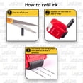LegiLiner Self-Inking Teacher Stamp-3/4 inch Dashed Handwriting Lines ...