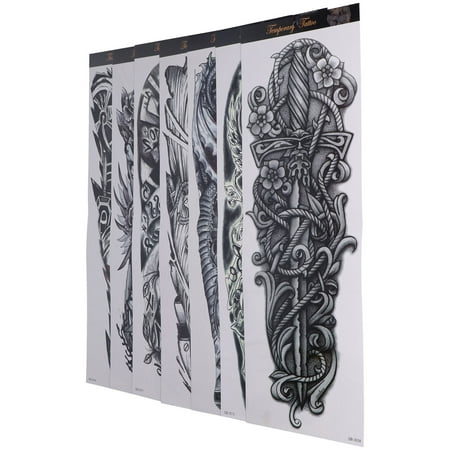 Cergrey Arm Sticker,8 Sheets Arm Sticker Unique Pattern Waterproof ...