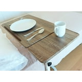 KMINA - Overbed Table with Wheels Adjustable Height, Medical Adjustable ...