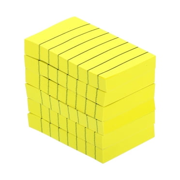 Office Depot® Brand Lined Sticky Notes, 4" x 4", Assorted Vivid Colors ...
