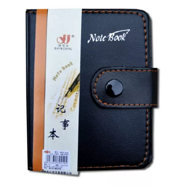 Mini Notebook Libreta Vinipiel Pluma Block 80 Hojas Notas | Bodega Aurrera en línea