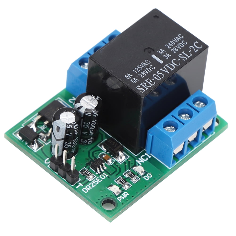 DR25E01 DPDT Relay Module Double Pole Double Throw Self Locking ...