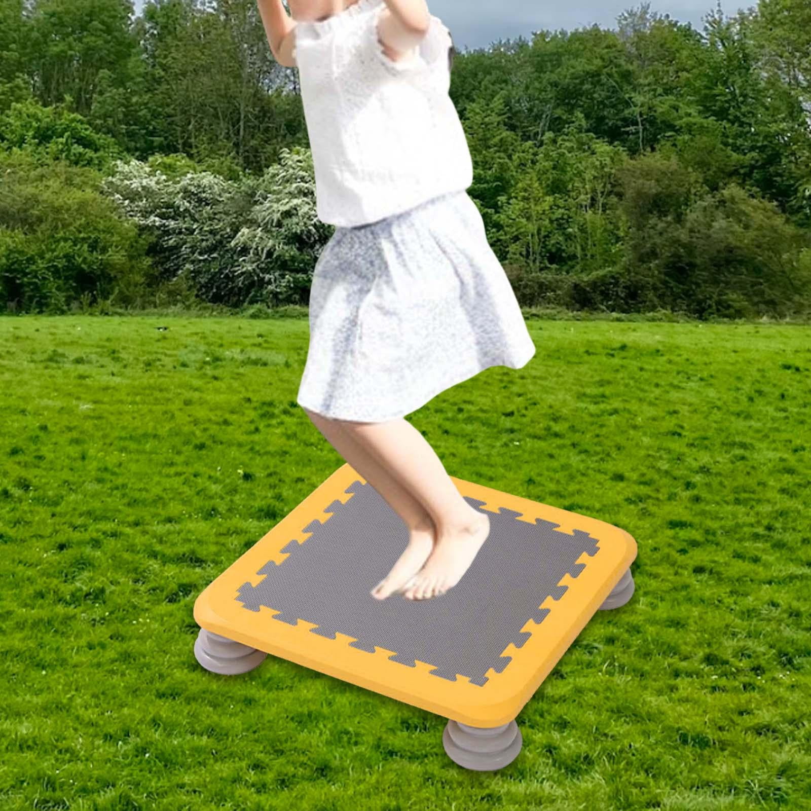 Click here for Dynwaveca Mini Kids Trampoline Jump Fitness Sensor... prices