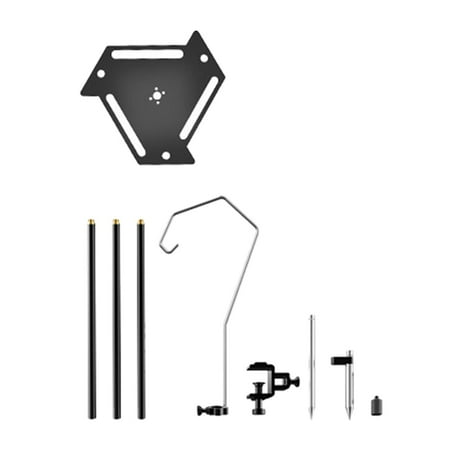 Portable Camping Lantern Stand Lamp Stand Hook Detachable Aluminum with ...