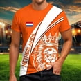 SJLDQY Mens Netherlands Soccer Tshirts Short Sleeve International ...