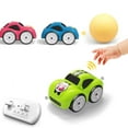 Smart Interactive Remote Control Mini Gesture-Following Pink Bus Toy ...