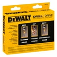 DEWALT Drill and Drive Set, Quick Change Mechanism, 8 Pieces, Black ...