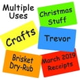 Tag-A-Room 2 x 3 Name Tag Stickers 150 Color Coded Labels Assorted ...