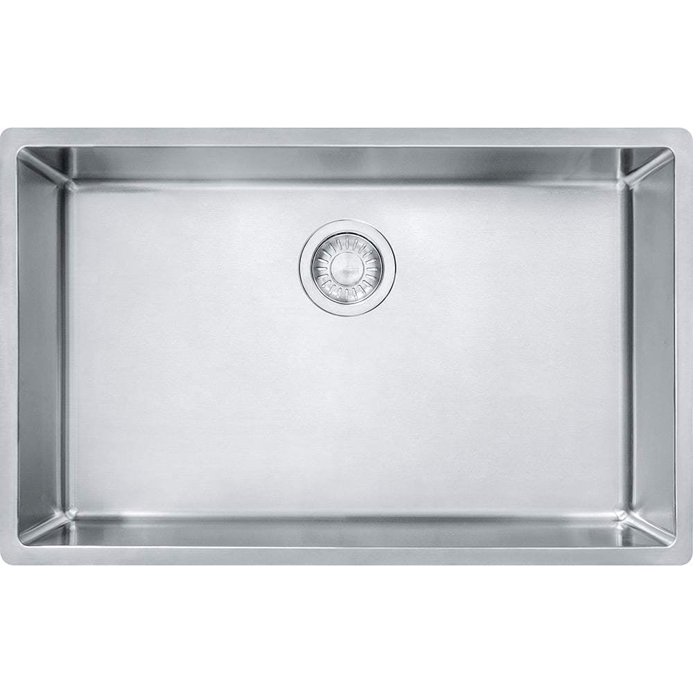 Franke CUX11027 Cube 18G Undermount Stainless Single Bowl Kitchen Sink for 33" Cabinets (minimum ...