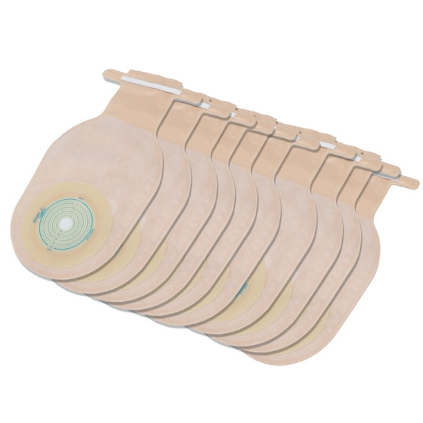 LYUMO 10pcs One‑Piece Disposable Ostomy Bag Colostomy Bags Ostomy ...