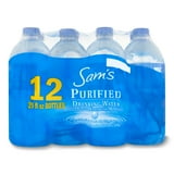 Sam's Choice Purified Drinking Water, 20 Fl Oz, 12 Count Bottles ...