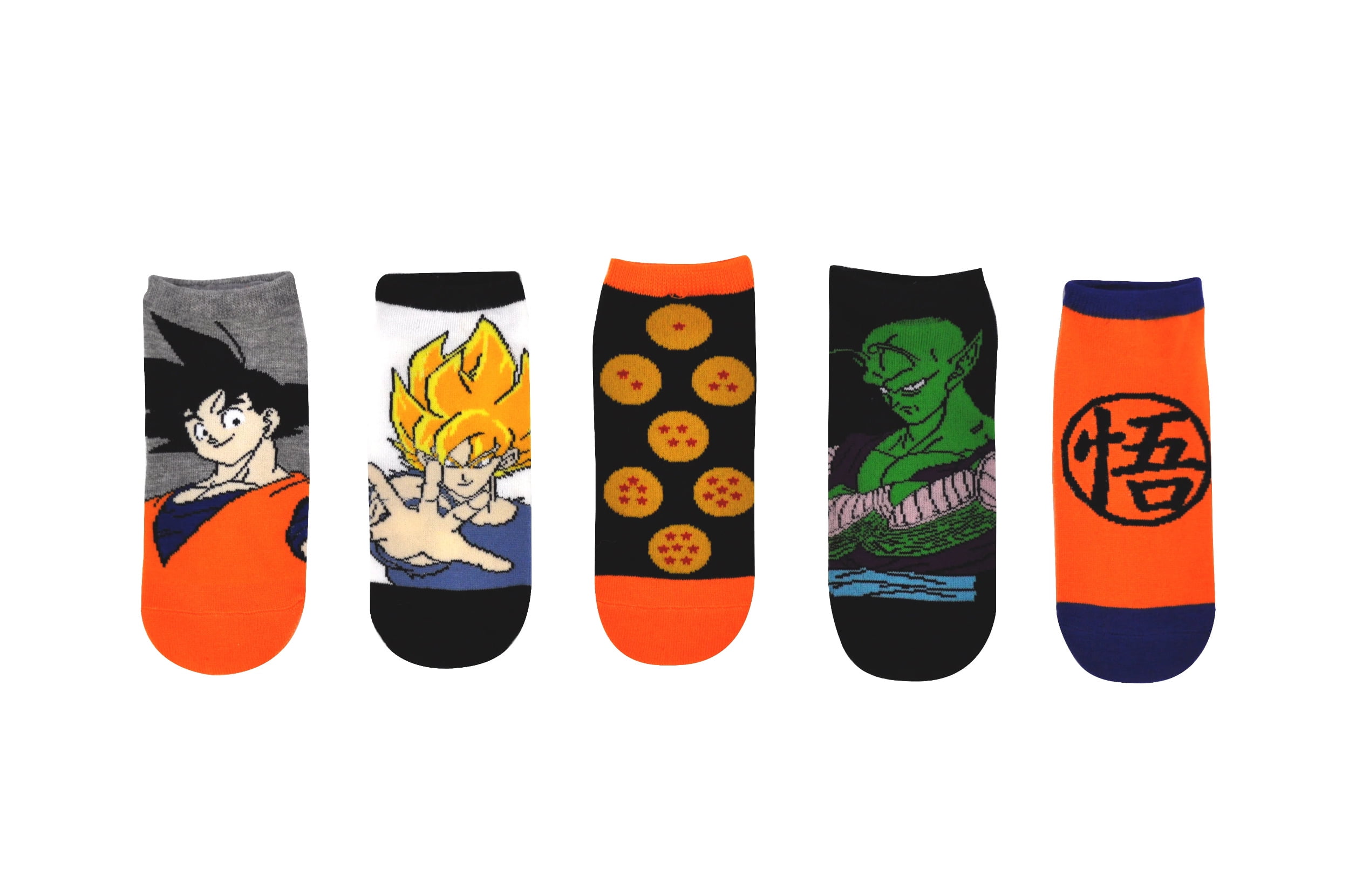 Dragon Ball Z Essentials 5 Pair Pack Lowcut Socks - Walmart.com