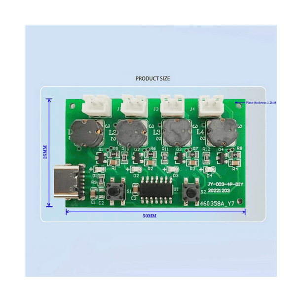 Winyuyby Four Spray Humidifier Module Humidifier Control Board Atomizer