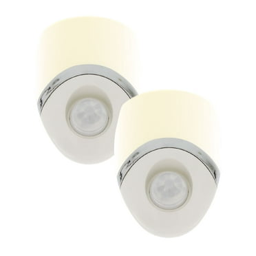 GE UltraBrite Motion-Activated LED Night Light, 40 Lumen, Bronze Finish ...