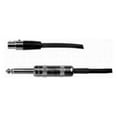 Shure WA302 Guitar Cable 1/4" to 4-Pin Mini Connector - Walmart.com