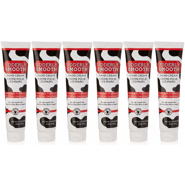 Udderly Smooth Hand Cream 4 oz (Pack of 6) - Walmart.com