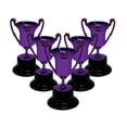 6Pcs Plastic Small Trophies Light Weight Soccer Medals Prize Cup ...