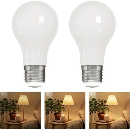 Anself Rechargeable Emergency LED Light Bulbs, 6W, 60W Equivalent ...