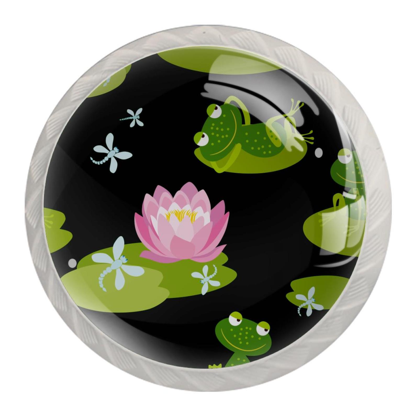 4 Pcs Frog Knobs for Kitchen Cabinet Cupboard Dresser Bookcase Drawer ...