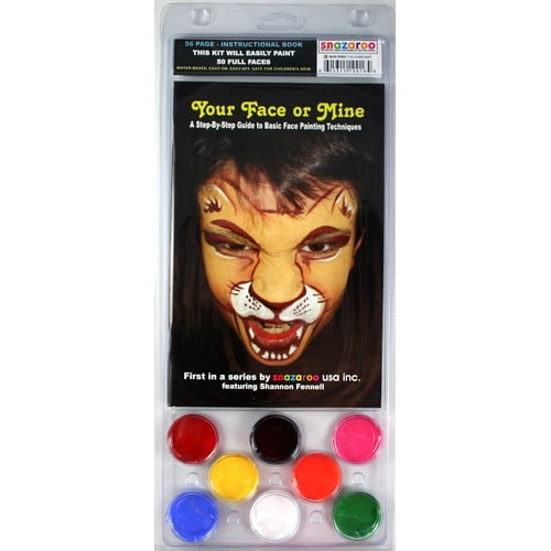 Simple Face Paint Chart