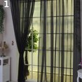 Farfi Solid Color Tulle Voile Door Window Curtain Drape Panel Sheer ...