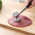 Double-Sided Meat Mallet Tenderizer Stainless Steel, Barbecue Meat ...