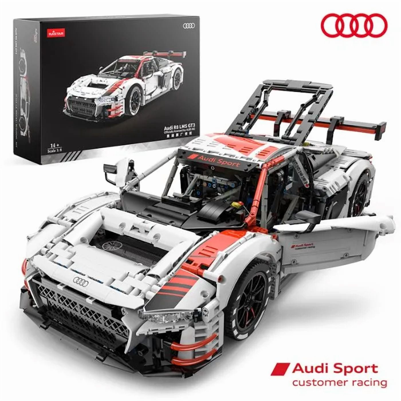 Click here for Tradeopia Audi R8 Lms Gt3 1:8 Scale Model Kit  331... prices