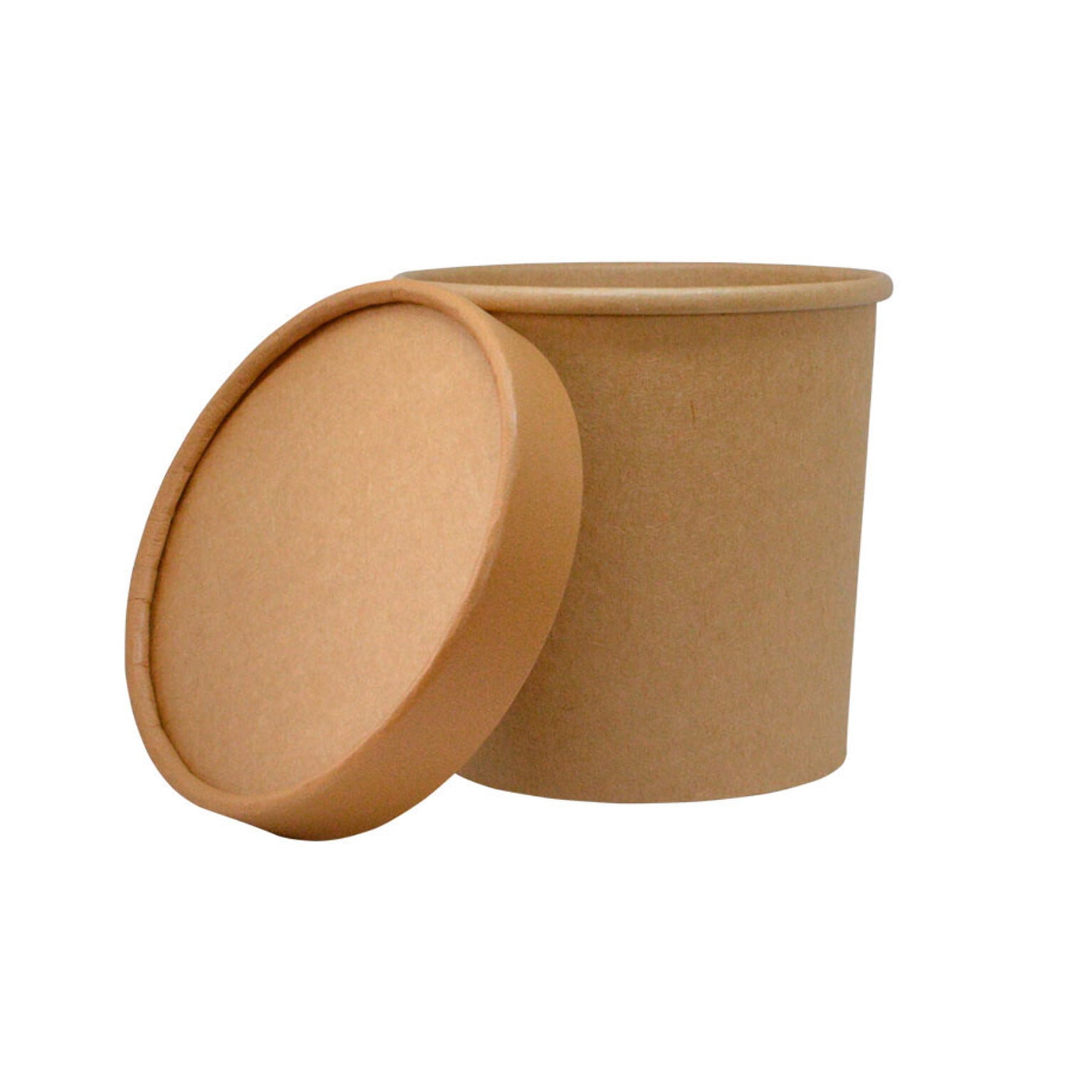 12oz Kraft To Go Containers 250ct With Matching Non Vented Lids ...