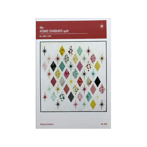 The Honeycomb Abstractions Quilt Pattern by Violet Craft - Walmart.com