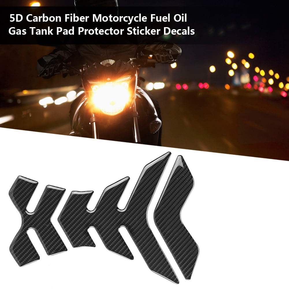 Ezspto Fuel Tank Protector Carbon Fiber Tank Pad Tank Sticker