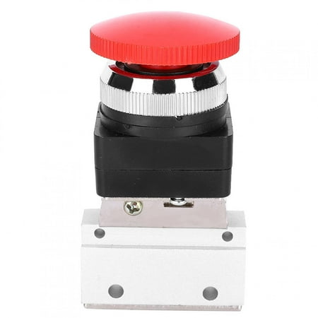G1/8 Pneumatic Mechanical Valve Air Mechanical Valve 2 Position 3 Way G1/8 Pneumatic Mechanical ...