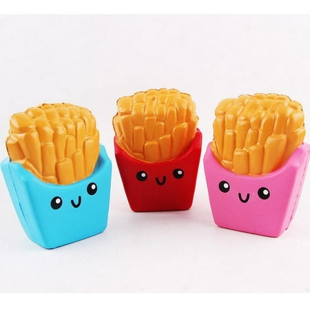 Cute Slow Rising Squishy Jumbo French Fries Scented Bread Squeeze Toy ...