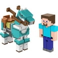 Minecraft 3.25-inch Action Figure Set with 2 Figures and 2 Accessories ...